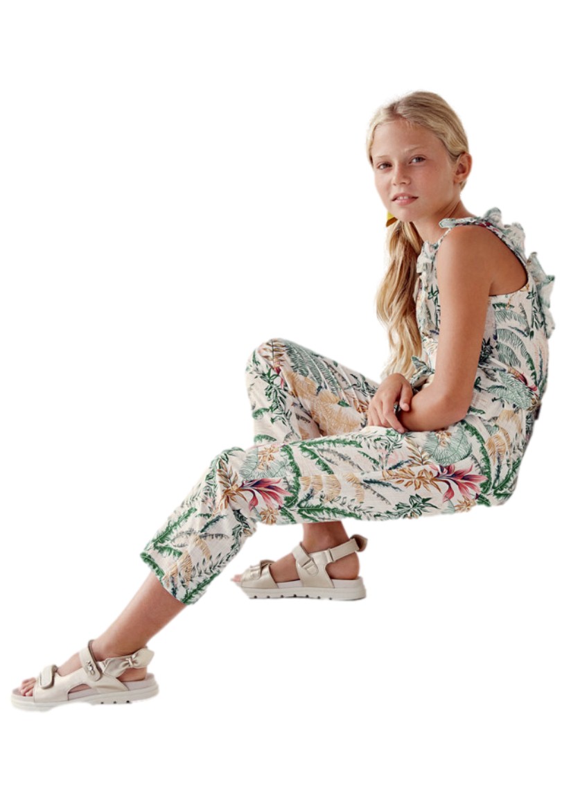 Mono estampado de algodón para chica marca Mayoral