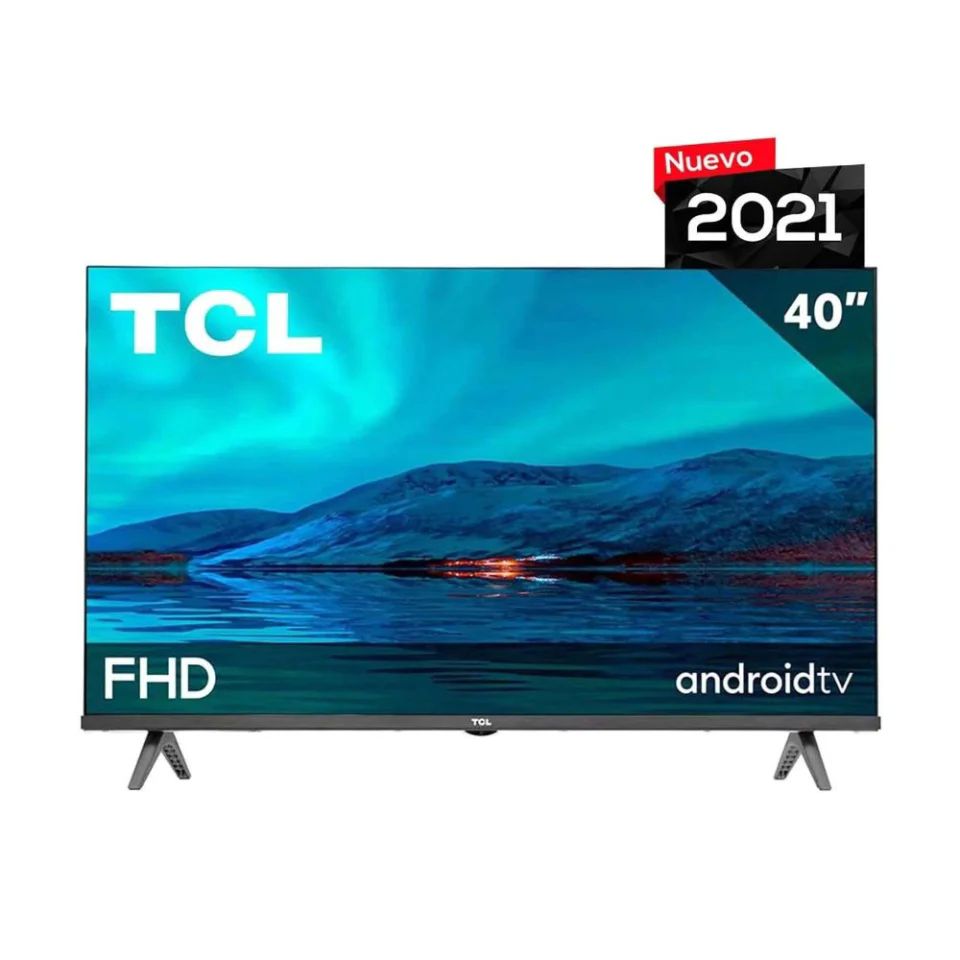 Pantalla LED TCL 40A343 Smart TV 40" FUL HD Android TV