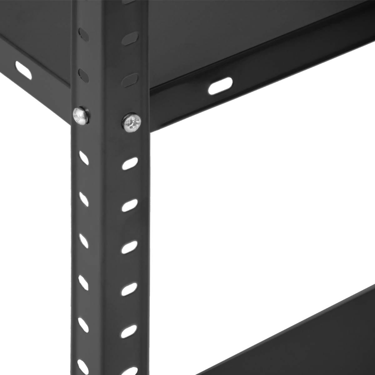 Anaquel Estante Metálico Adf 4 Niveles 150x84x30cm Negro