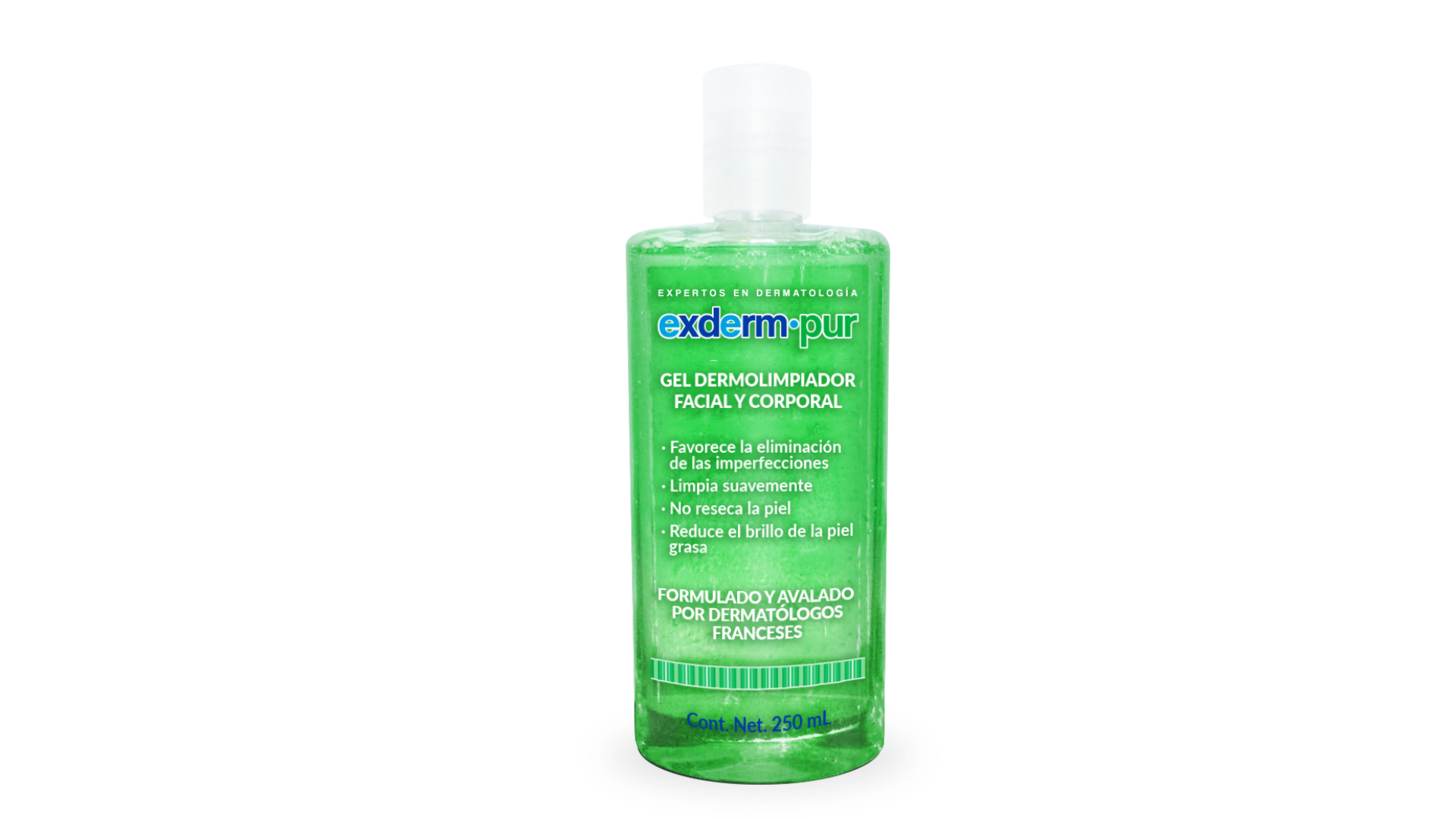 Exderm Pur Gel Dermolimpiador 250 Ml