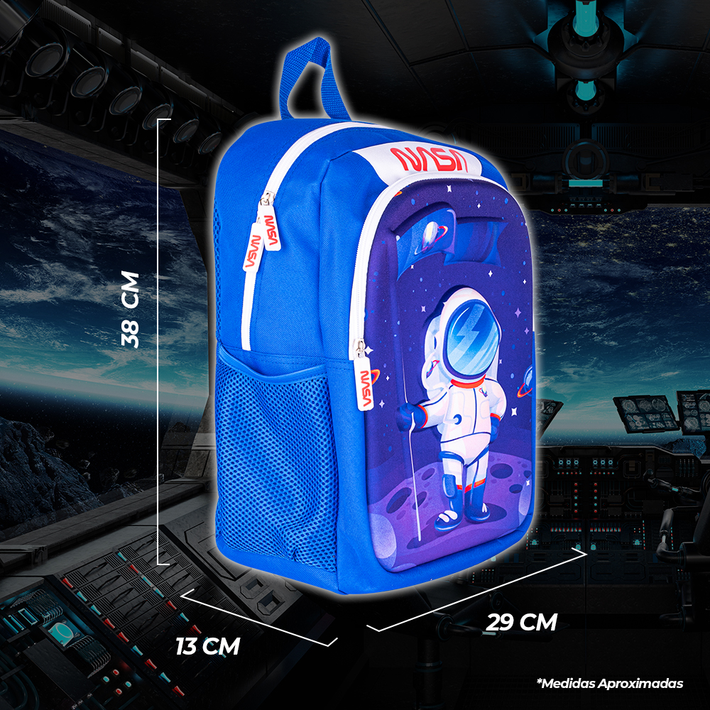 TechZone Kit Mochila Escolar Astronauta con Lonchera bolsa para ...