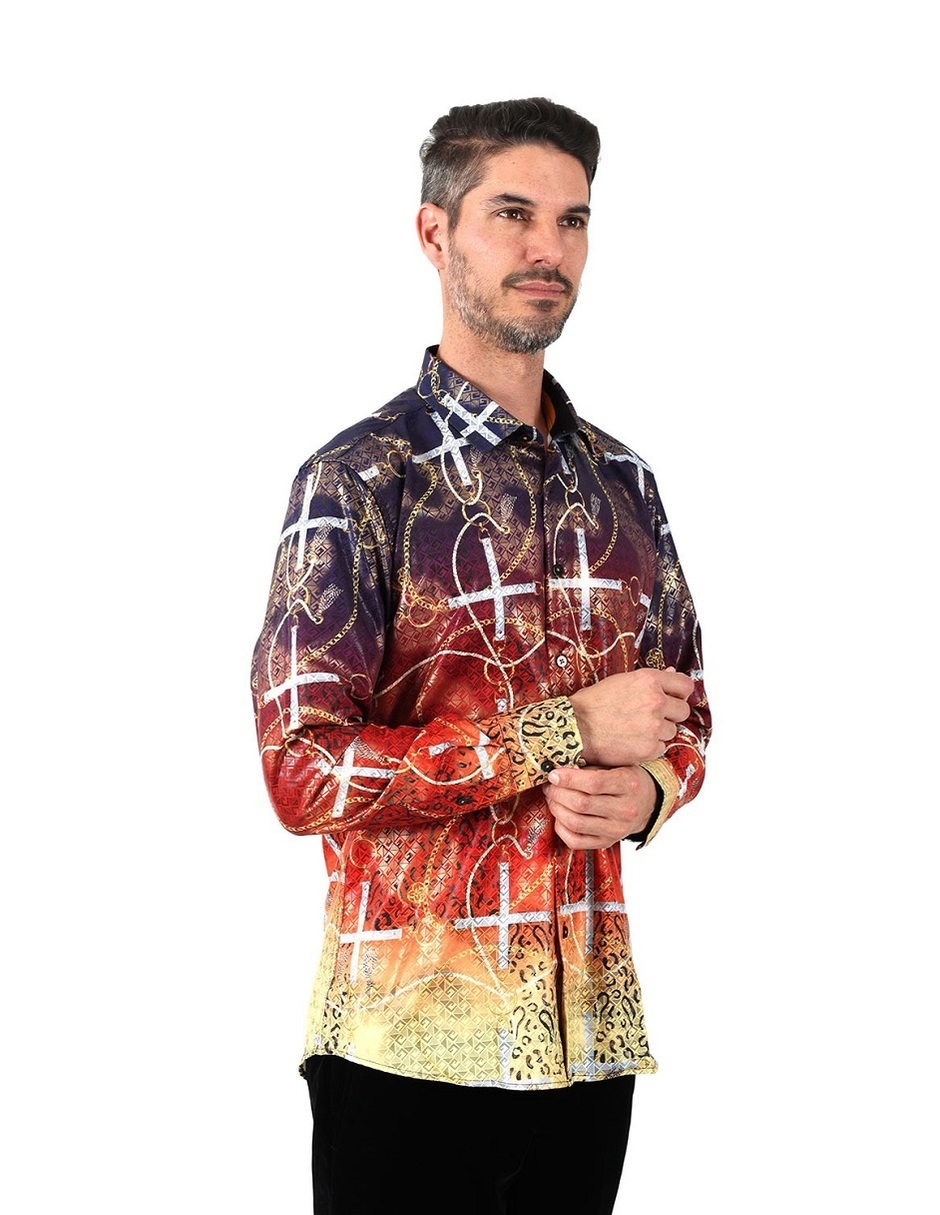 Camisa Para Hombre Marca Benziny LS 5000 Multi