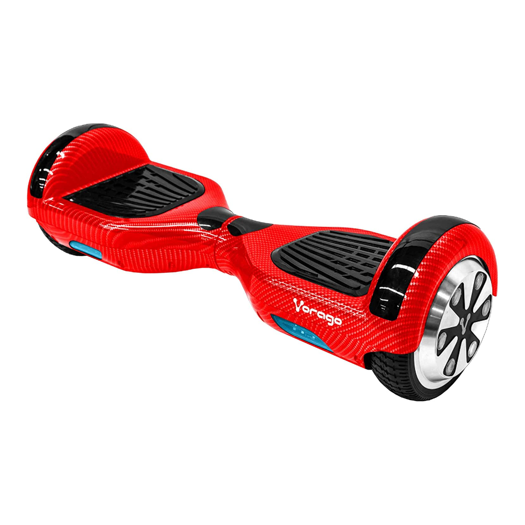 Patineta Eléctrica Vorago HB-200 Roja 6.5 pulgadas antifuego
