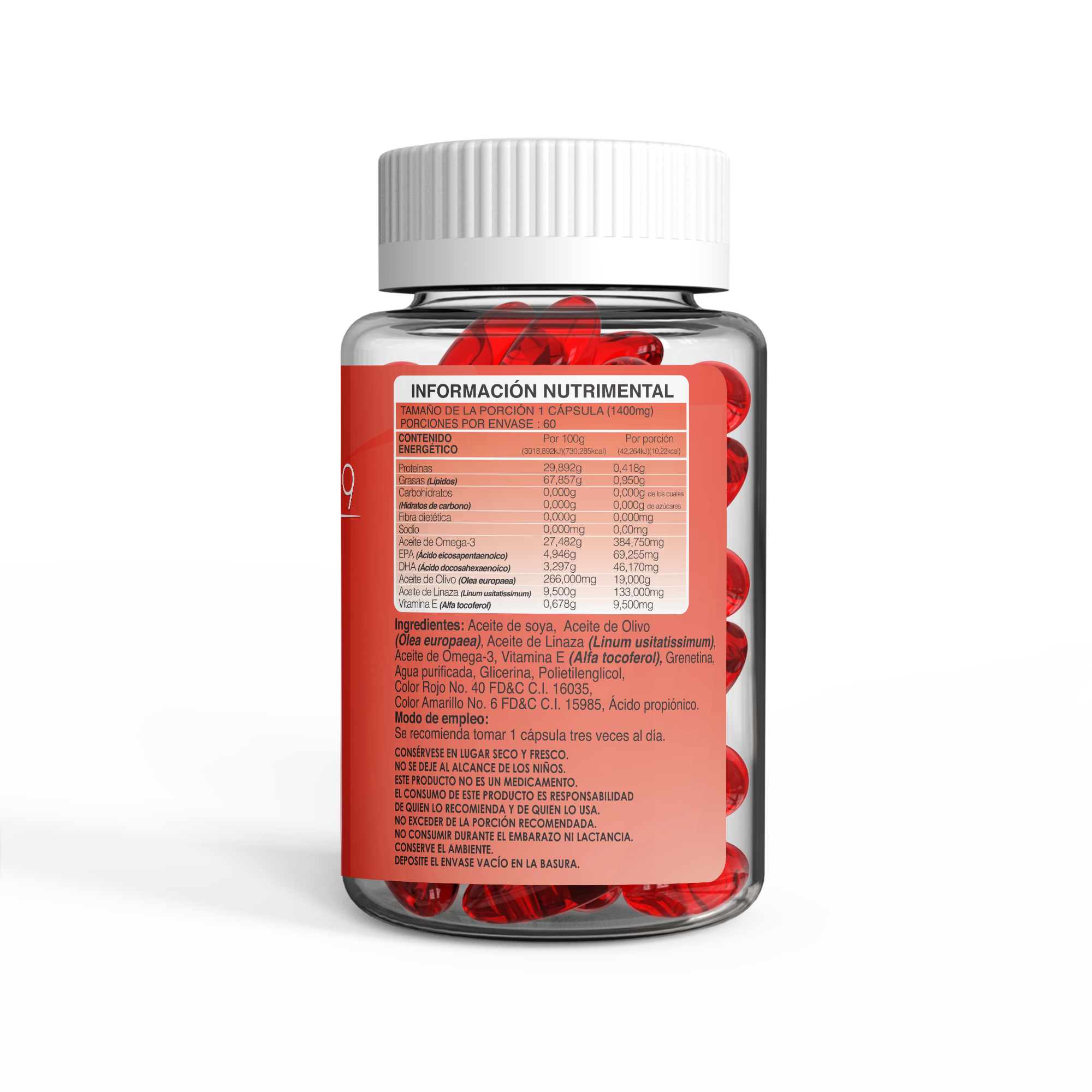 Duo Pack OMEGA-3-6-9 60 cápsulas c/u BDM-LAB