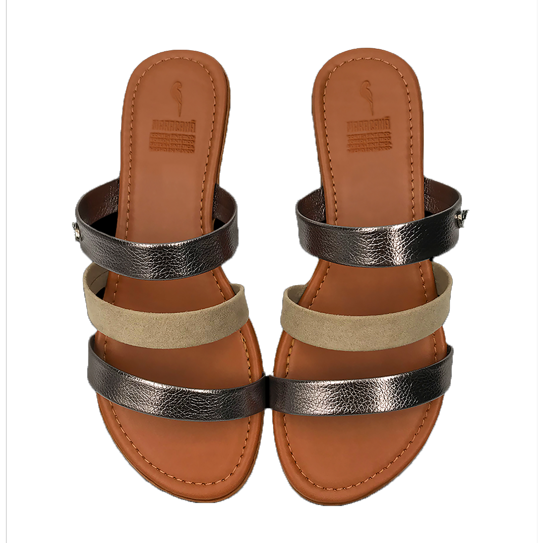 Sandalia Maracana Megara Plata