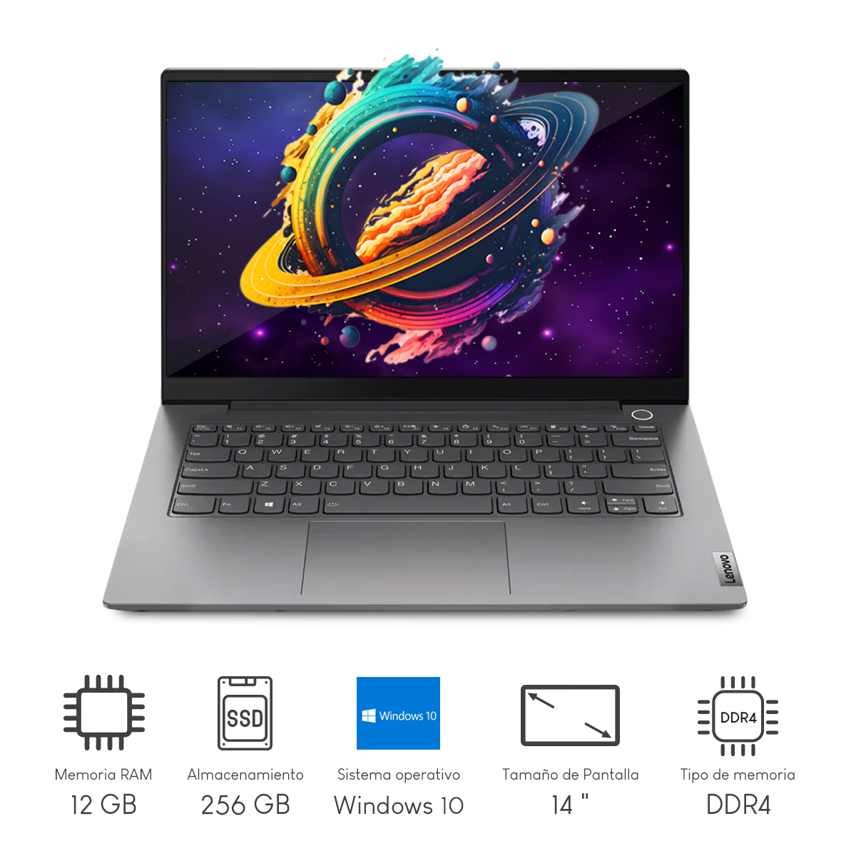 Laptop Lenovo Thinkbook 14 G2 ITL Intel CI3-1115G4 2C 12GB 256GB SSD ...