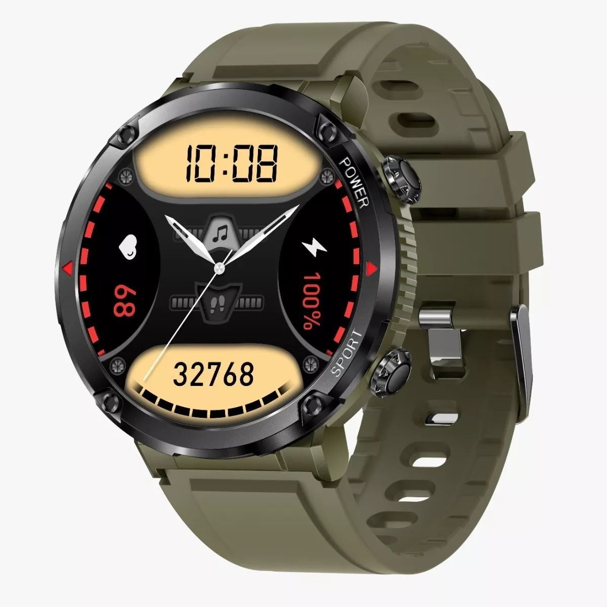 Smartwatch Fralugio Reloj Inteligente T30 Round Full Hd Ips