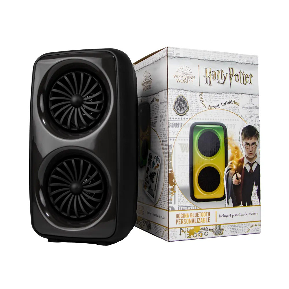 Bocina Doble Harry Potter Edicion Especial Bluetooth Radio FM