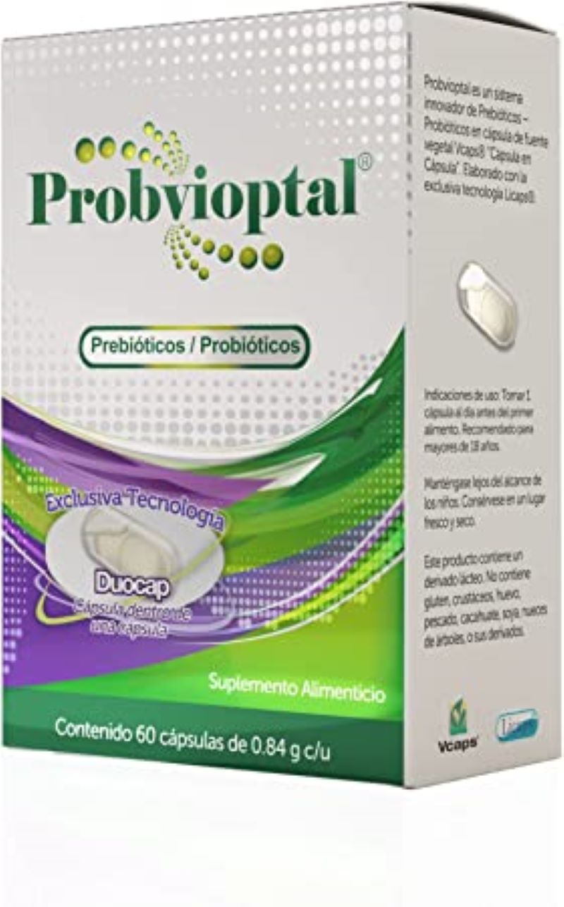 Probióticos Probvioptal 629888 Prebióticos 60 Capsulas