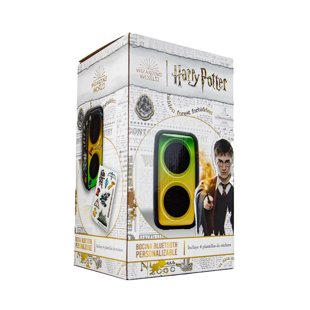 Bocina Doble Harry Potter Edicion Especial Bluetooth Radio FM