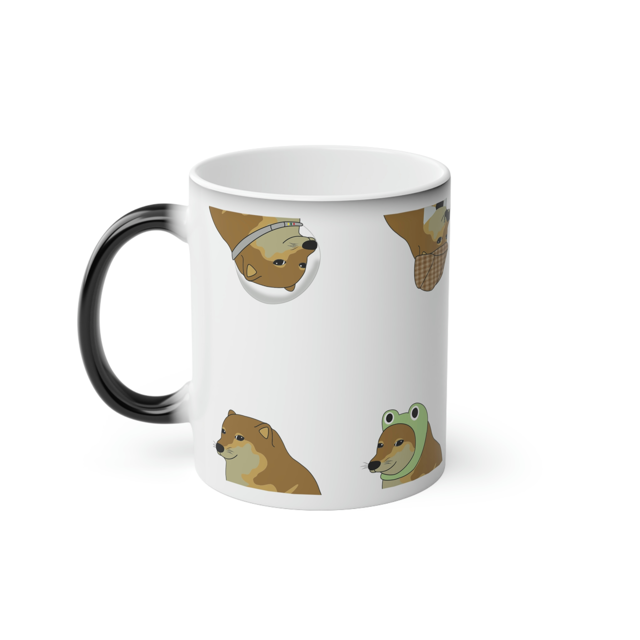 Perro Cheems Disfrazado Margen Diferentes Personajes | Taza Divertida ...