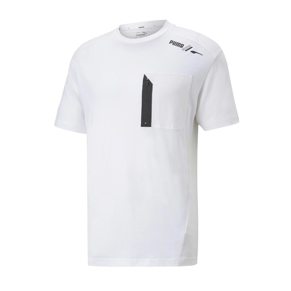 Playera Ess 2 Col Logo, Puma, color blanco con negro, para hombre, mod ...