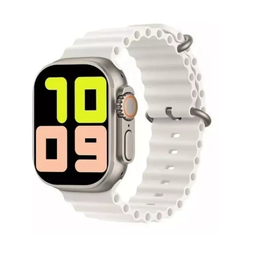 Smartwatch T900 Ultra Blanco Bluetooth Reloj Inteligente Recargable ...