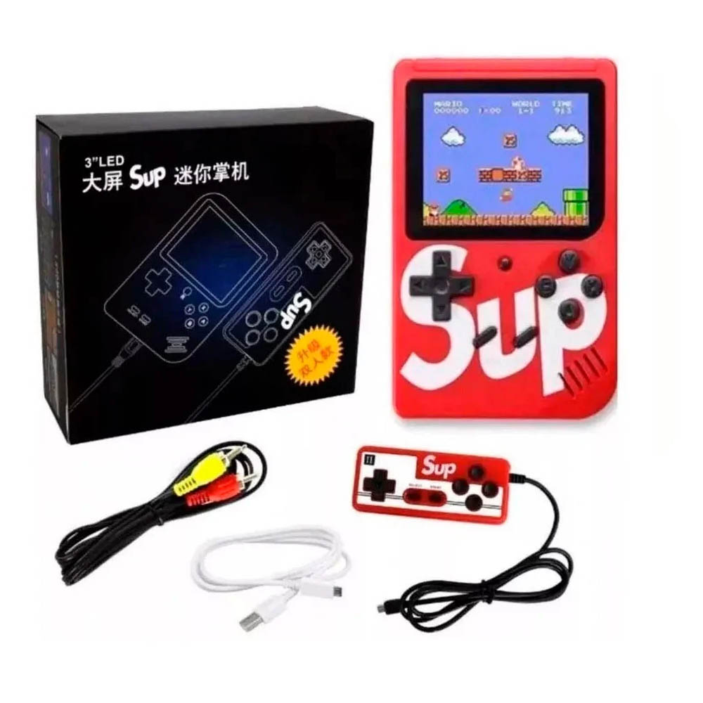 Sup Gamebox Mini Consola Videojuegos Retro Portátil con 400 juegos ...