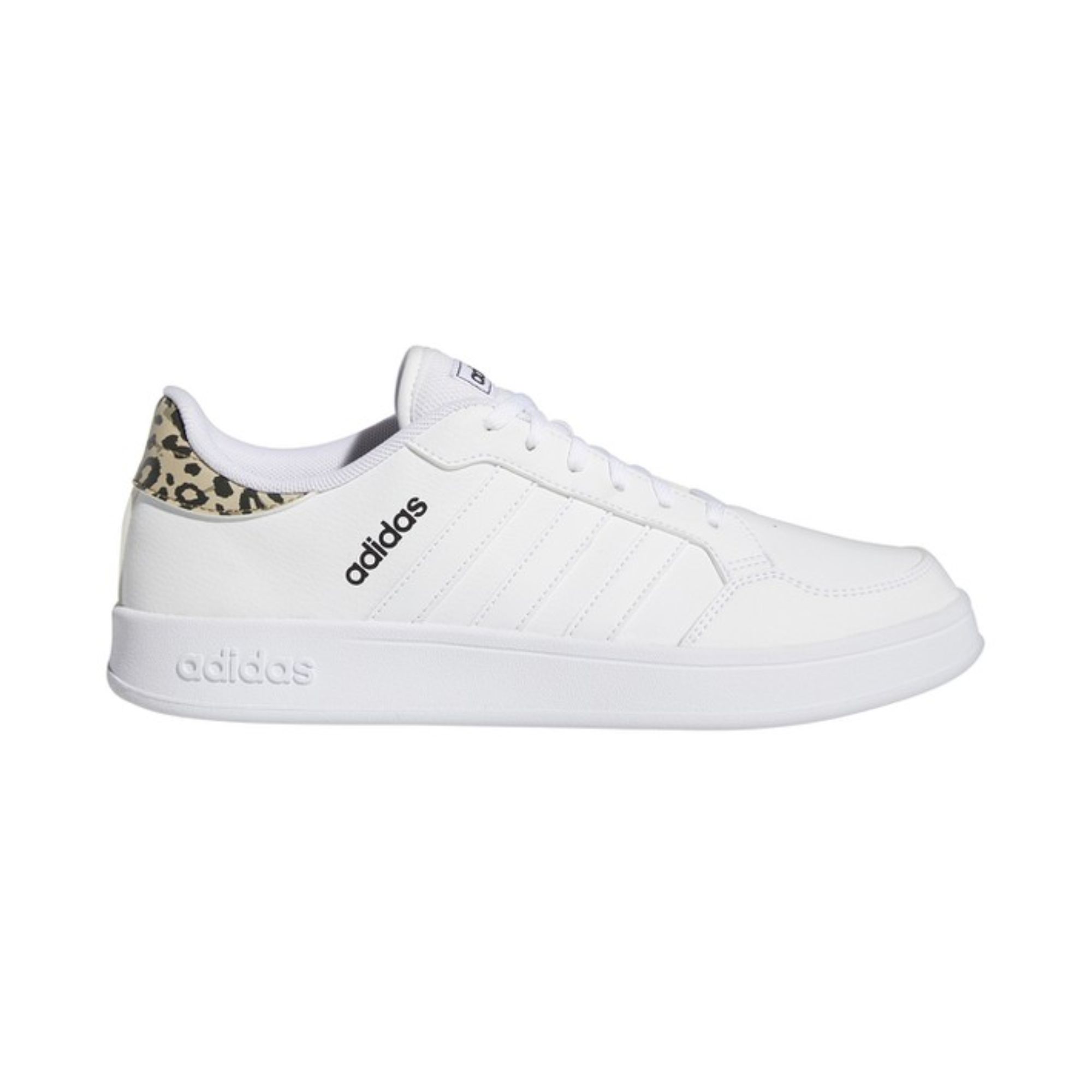 Tenis Adidas Breaknet Animal Print Leopardo Blanco Dama Originales GX7213