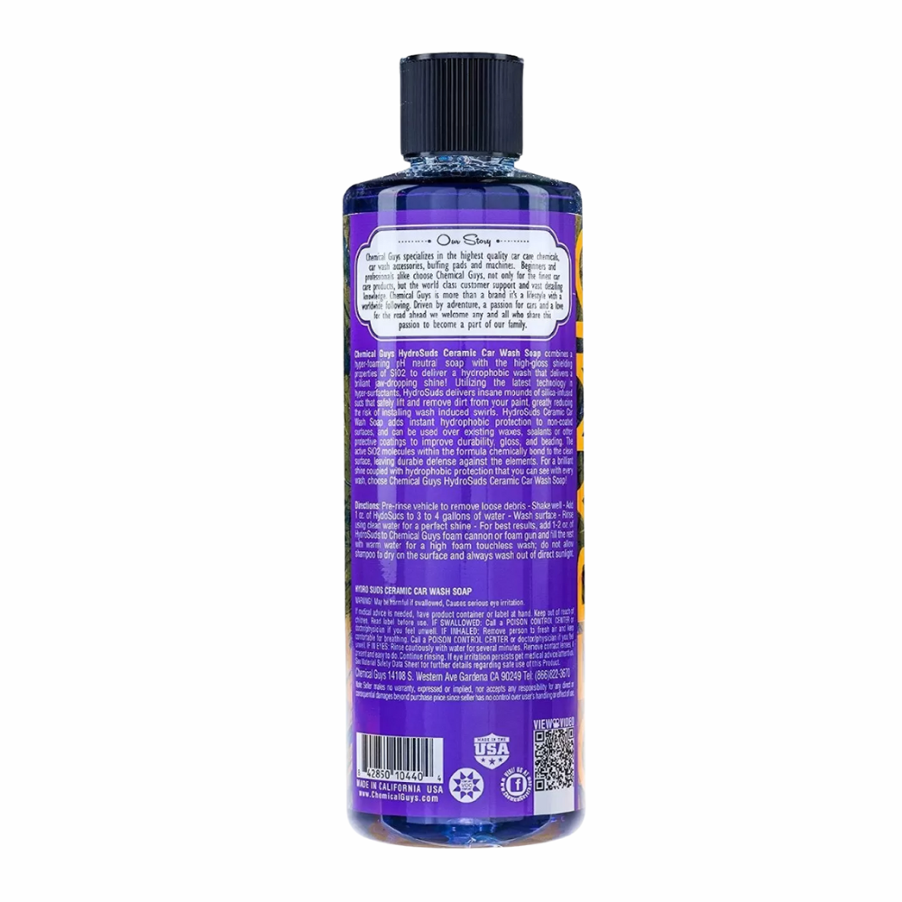 Chemical Guys Hydro Suds Shampoo Cerámico para Auto