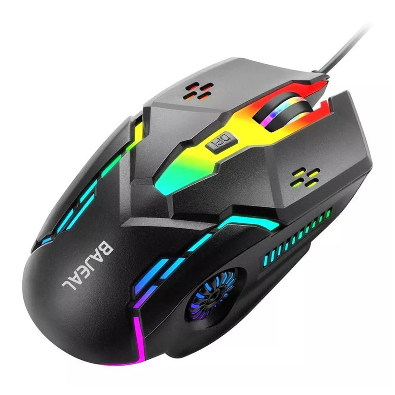 Ratón Game Mouse Con Cable Luz De Fondo RGB Retroiluminado Pc Laptop ...