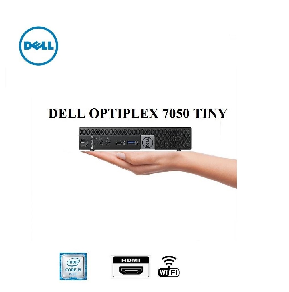 PC Dell Tiny 7050 i5-6 8 GB en ram y 512GB SSD + LCD21pulg ...