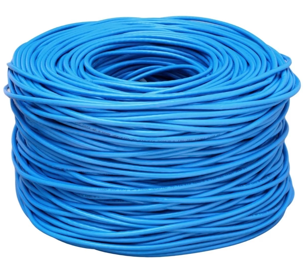 Cable Utp Cat 6 305m Bobina Red Azul Cober Envío Gratis