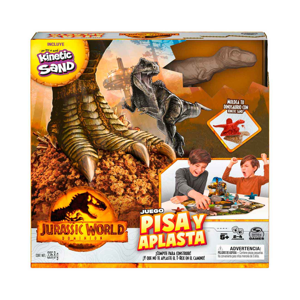 Dinosaurio Spin Master 6060738 Jurassic World T-Rex Pisa y Aplasta