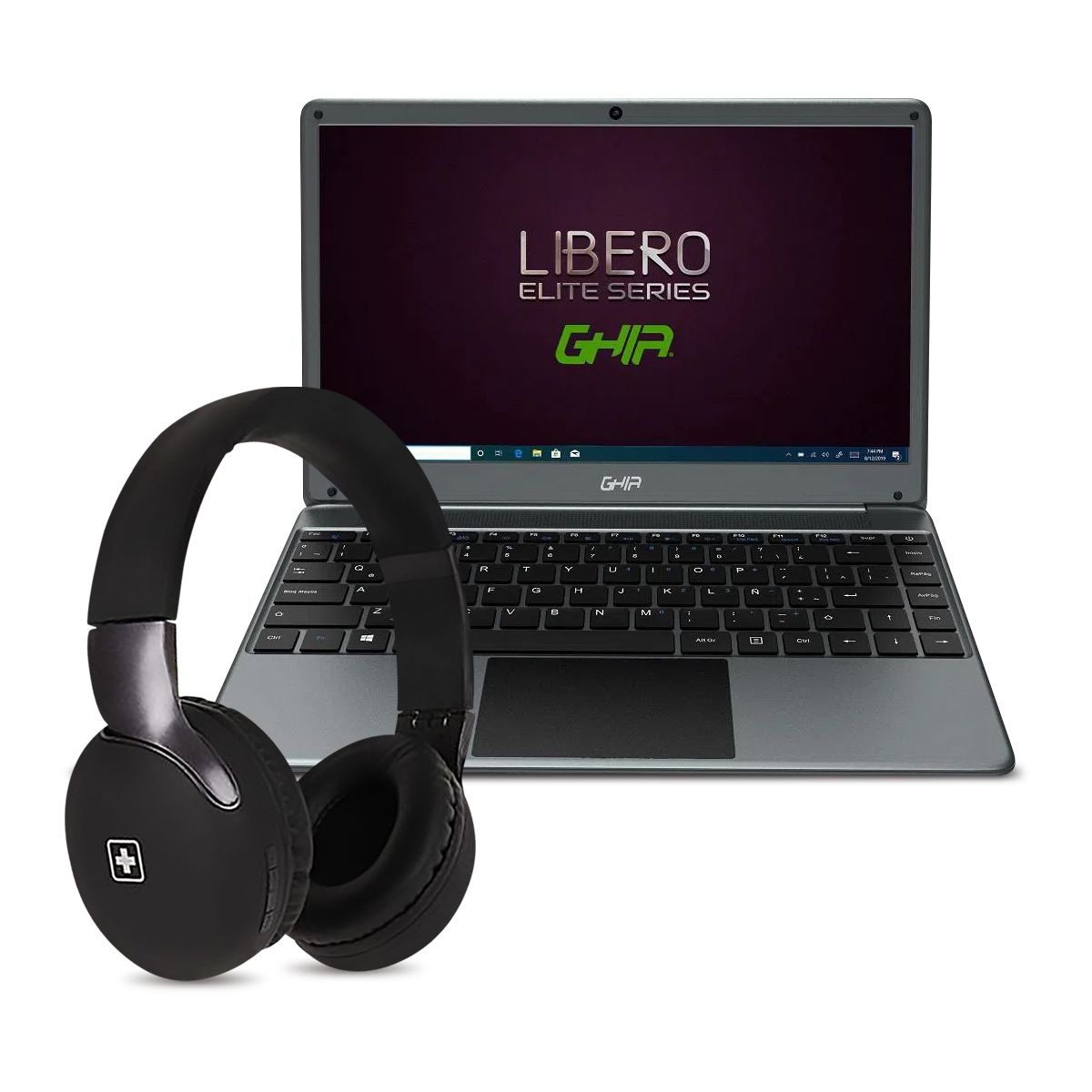 Combo Laptop Ghia Libero Elite Intel CI3 2C 8GB 256GB 14Pulg HD W10H ...