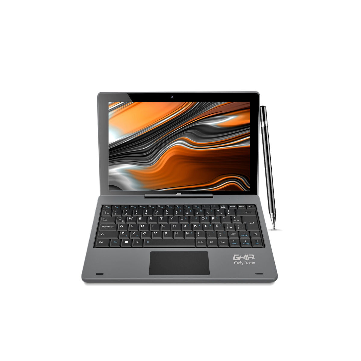 Combo Laptop Ghia Only 2 en 1 Pro Intel Celeron 3GB 64GB Gris + Regalo