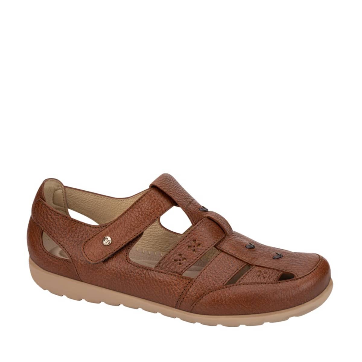 Choclos de piel, estilo pescador, color miel, marca Jarking Shoes, mod ...