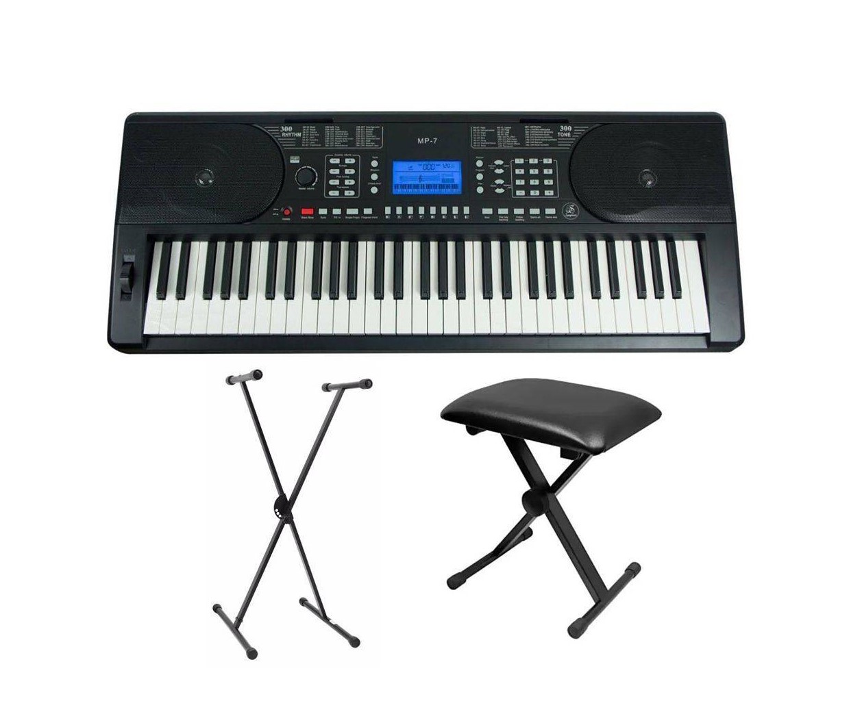 Paquete de Teclado Symphonic Con Banco y Soporte