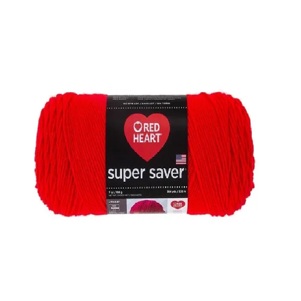 Estambre Acrílico Liso Super Saver Red Heart Coats