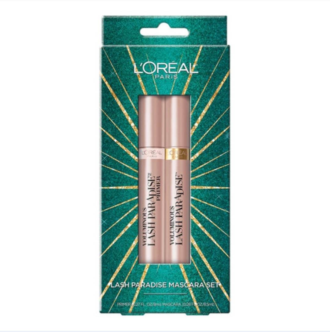 Set De Rimel Y Primer,voluminous Lash Paradise Blackest Black