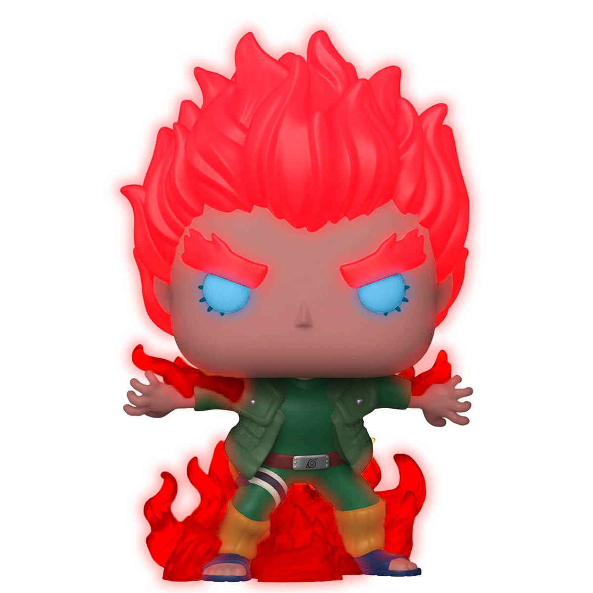 Funko Pop Might Guy Ocho Puertas #824 Glow Naruto Shippuden Anime Fig ...