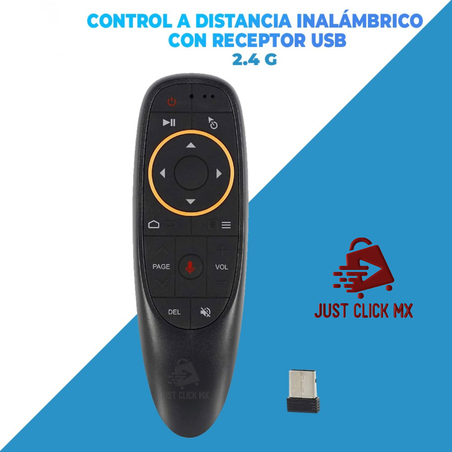Control Remoto Con Función de Mouse y Voz