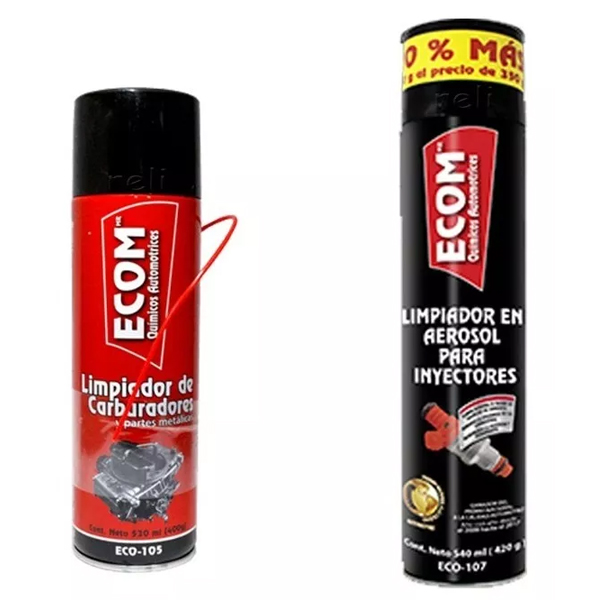 Limpiador Carburador Eco-105 + Limpiador Inyectores Eco-107
