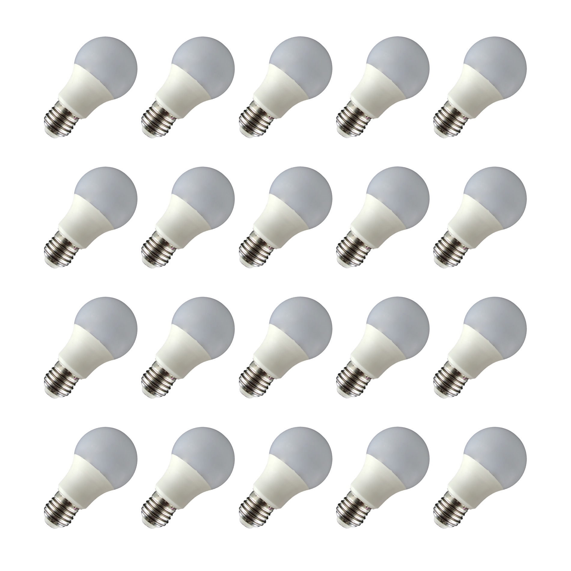 Foco Led 12w Tipo Bombilla Luz Blanca Fria 20 Piezas
