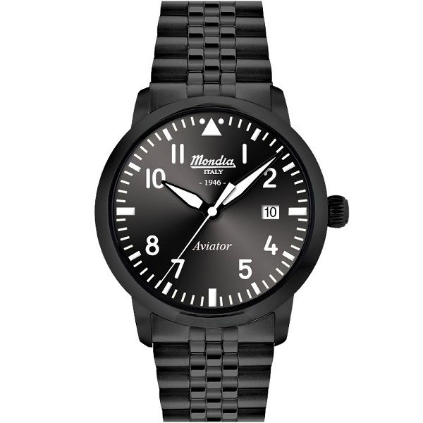 Reloj Mondia Italy - 1946 Aviator - Caballero Acero 316 L - 42 mm ...
