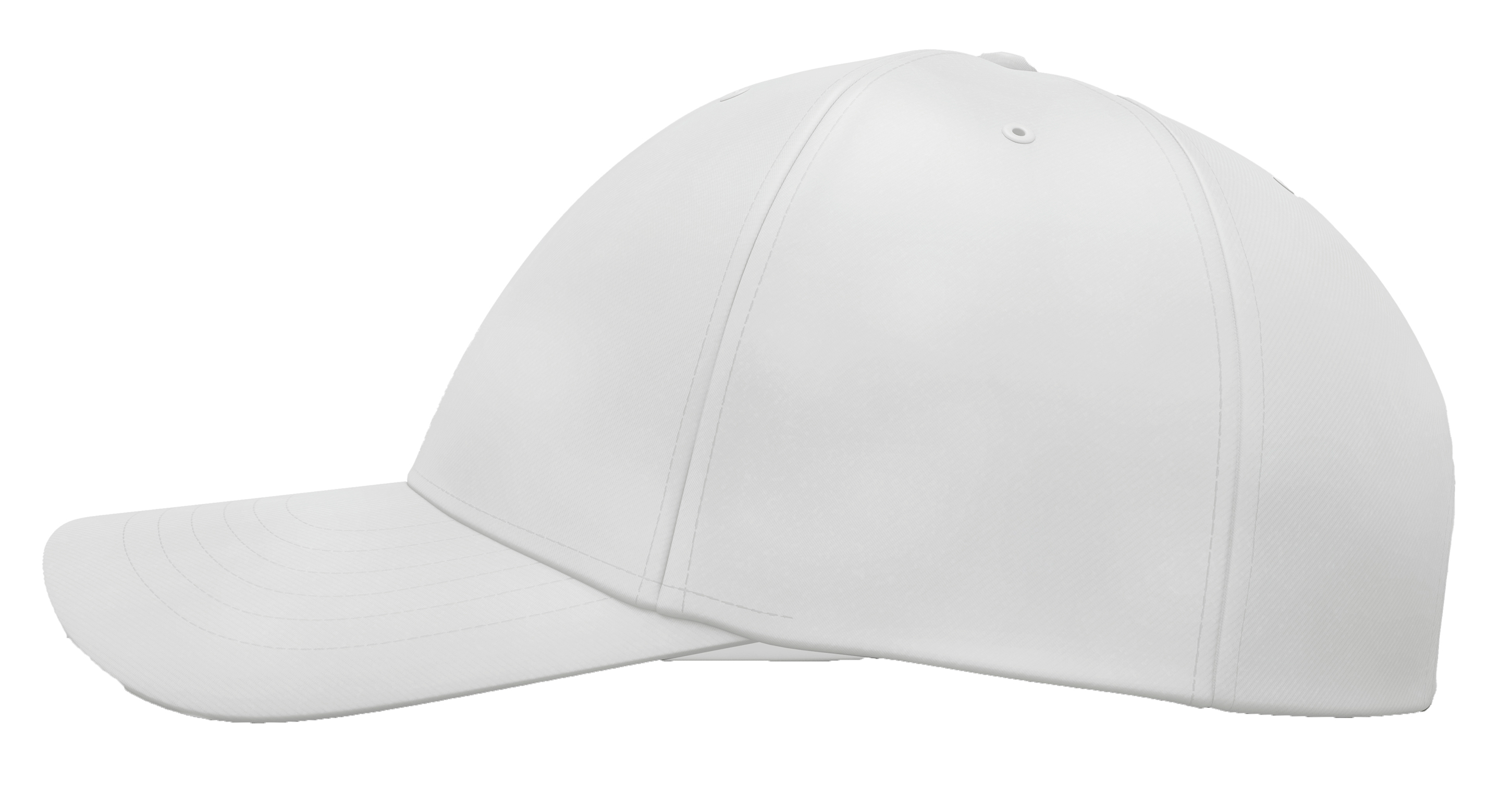 Gorra Blanca Flexible Lisa Deportiva