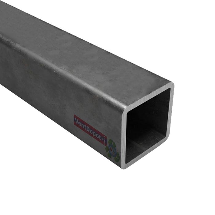 Perfiles PTR Profesional VentDepot MXTRT-018 2x2 6,1m C,14 PTR Acero Bajo Carbón 1008, PTRtub