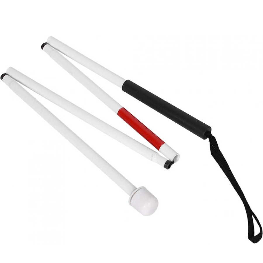 Baston invidente aluminio retractil ortopedico
