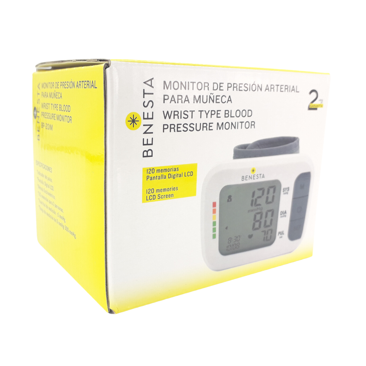 Baumanómetro Digital p/muñeca Benesta Bp-201m - Medica Depot