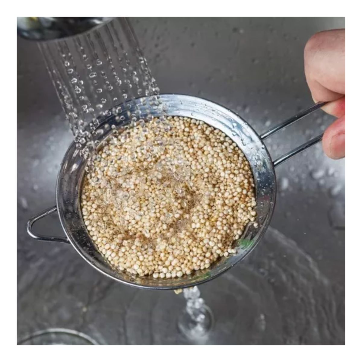 Coladores Cernidores Escurridor Acero Inoxidable Juego 4 Pzs