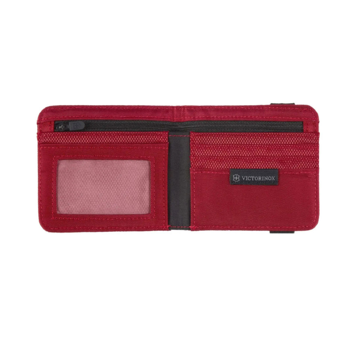 Billetera de dos pliegues con separador de billetes, color Rojo, Victorinox