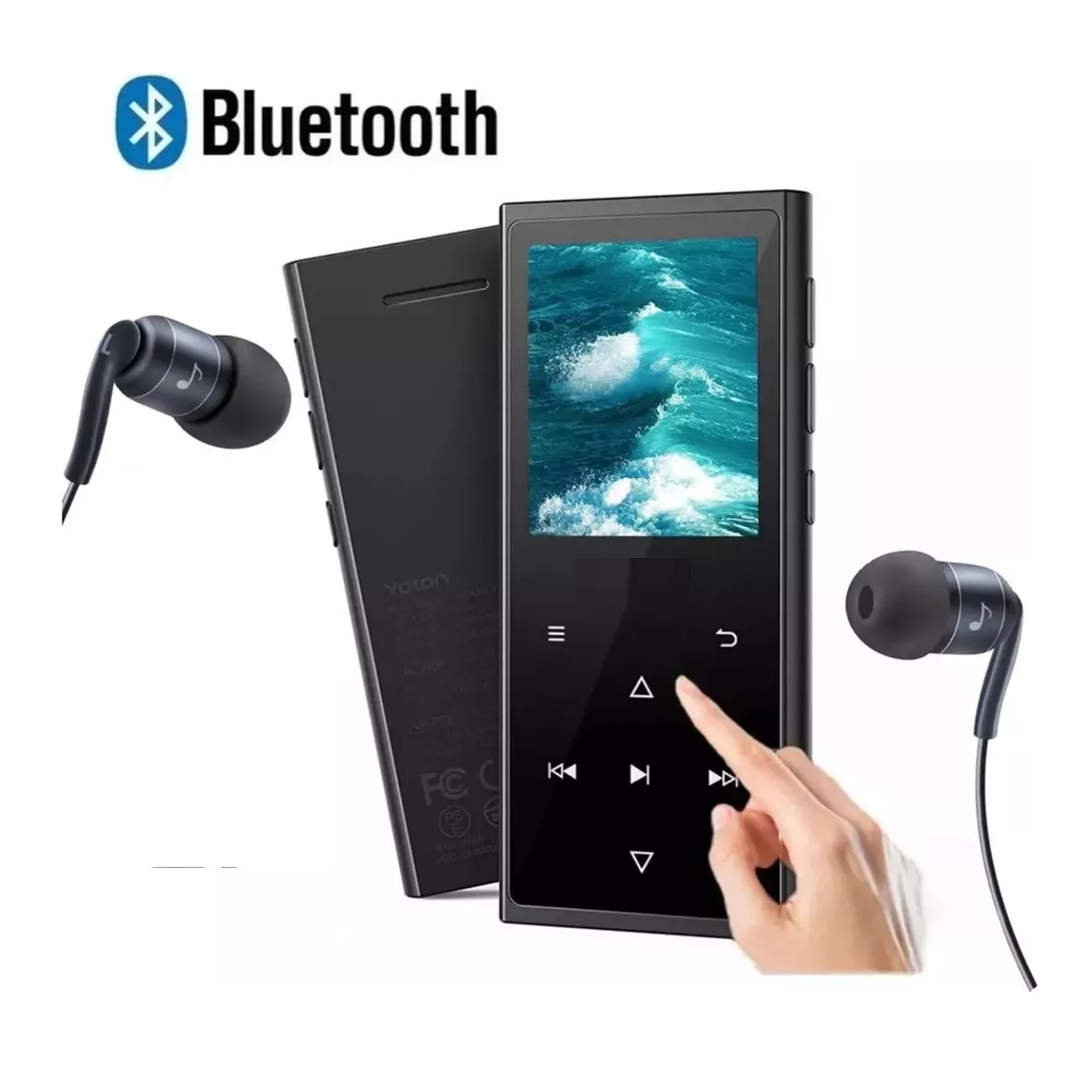 Reproductor Mp3 Bluetooth Pantalla Táctil Con Bocina Y 80gb