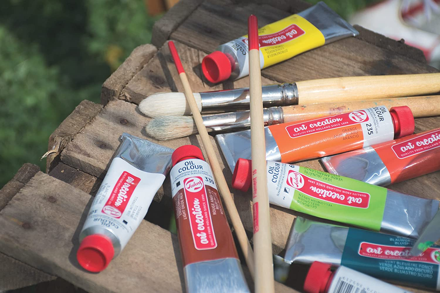 Kit Basico De Pintura Al Oleo Art Creation + Caballete