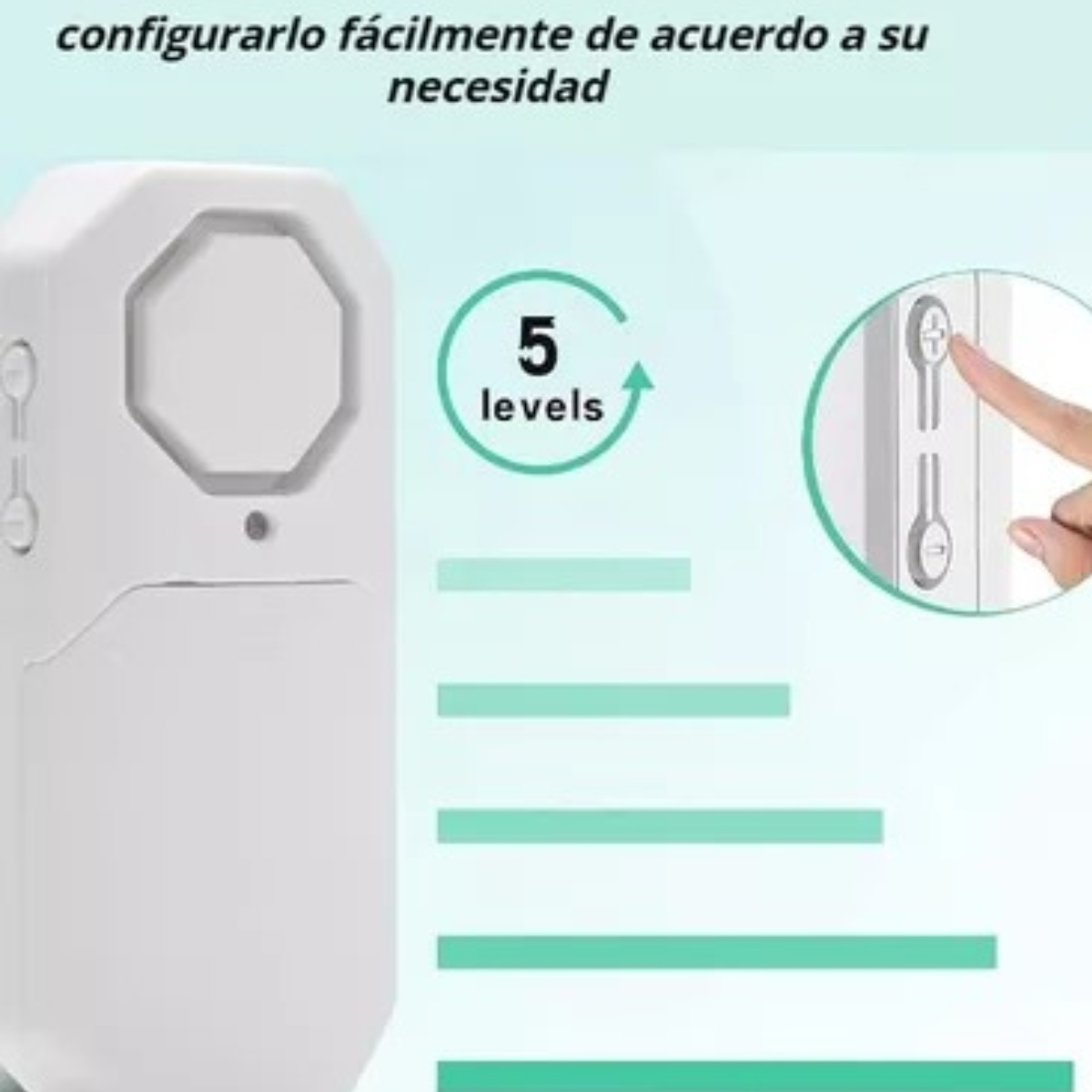 Alarma De Seguridad Para Puerta Con Control Remoto.