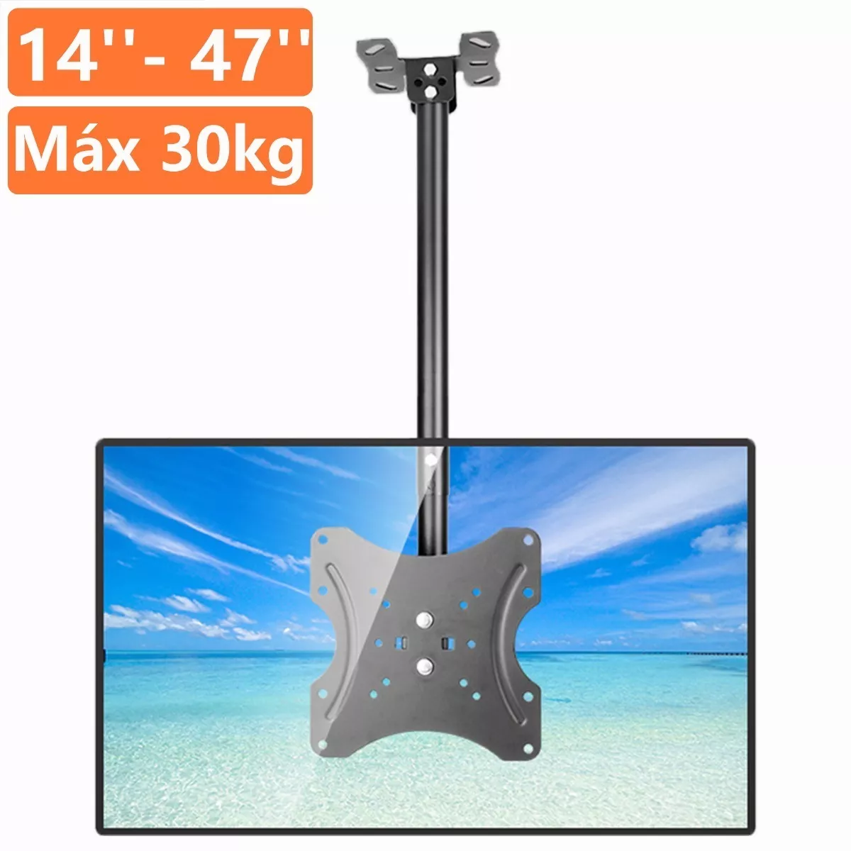 Soporte De Techo Para Tv Monitor 14 A 47 Pulgadas Máx 30kg