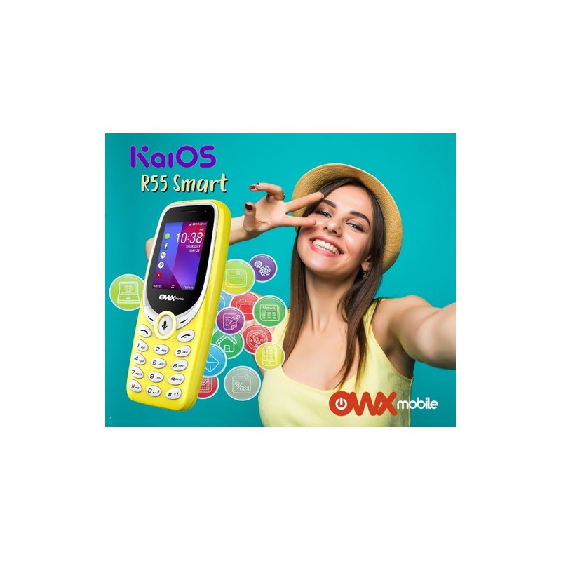 Celular Owx Mobile R55 3G Smart 4Gb Rom 512 Ram Camara Frontal Kaios Barra Barrita Celular