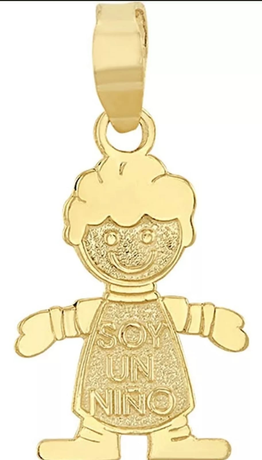 Dije Sencillo De Niño En Oro De 10 K + Obsequio + Envio