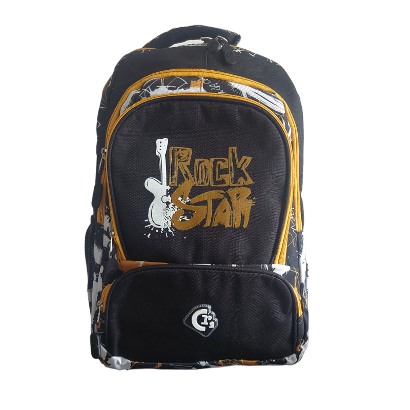 Mochila Escolar Crom 4 Compaetimientos Mod. UR90274MB