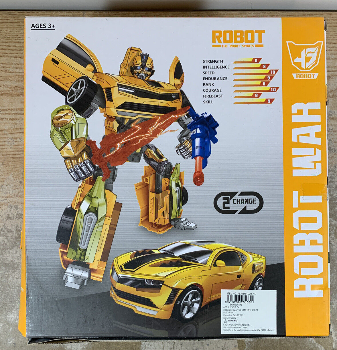 MUÑECO TRANSFORMER