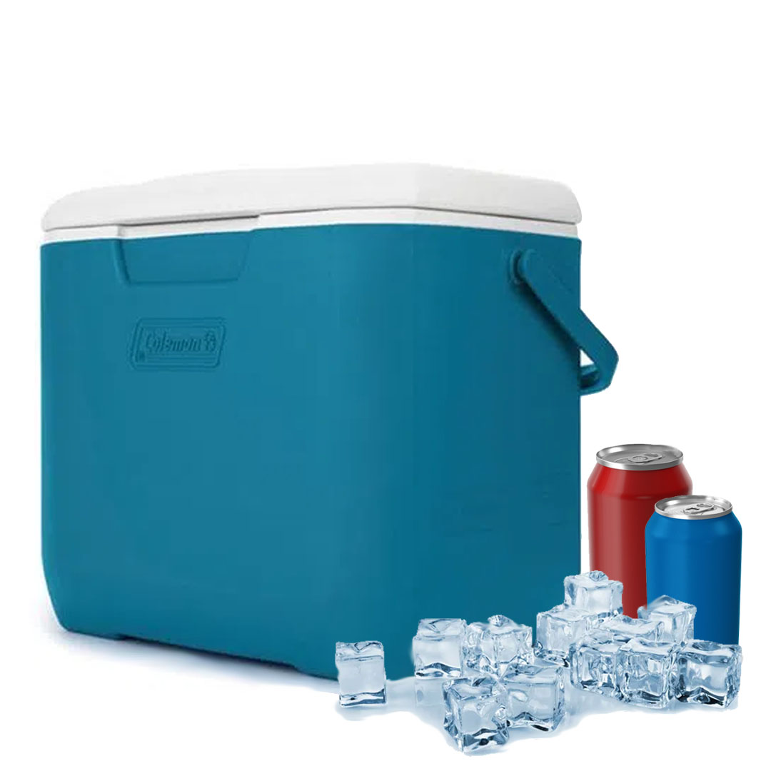 HIELERA CHILLER COOLER 30QT 5879 OCEAN AZUL COLEMAN
